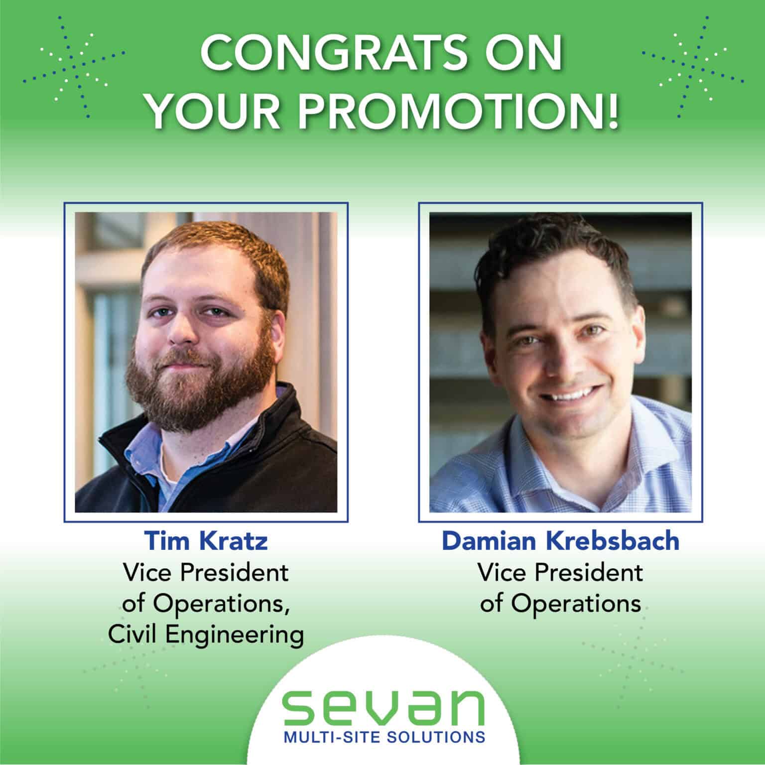 Sevan Announces Two Leadership Promotions to Operations Team | Sevan